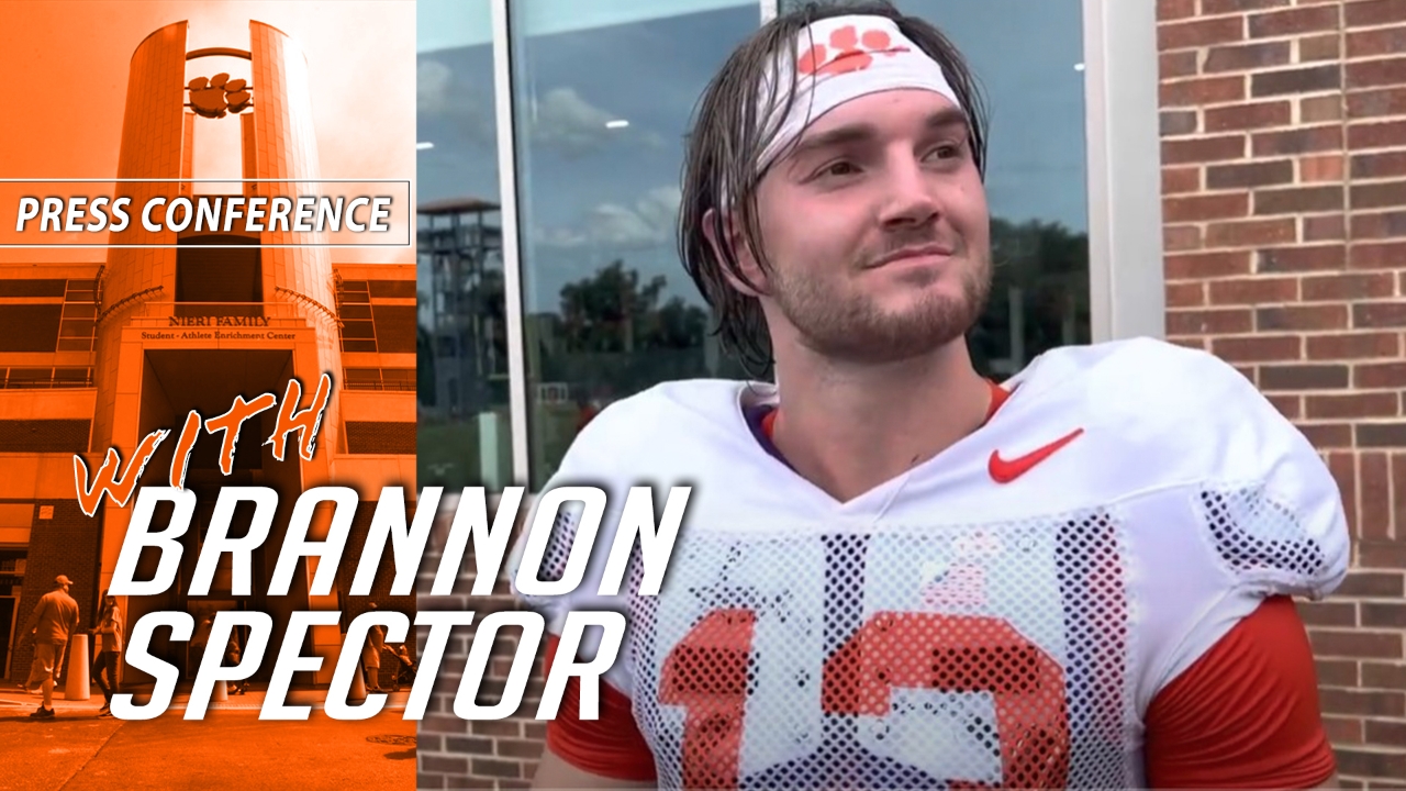 'Blessed' Spector 'so happy' to be back playing with Clemson | Clemson ...